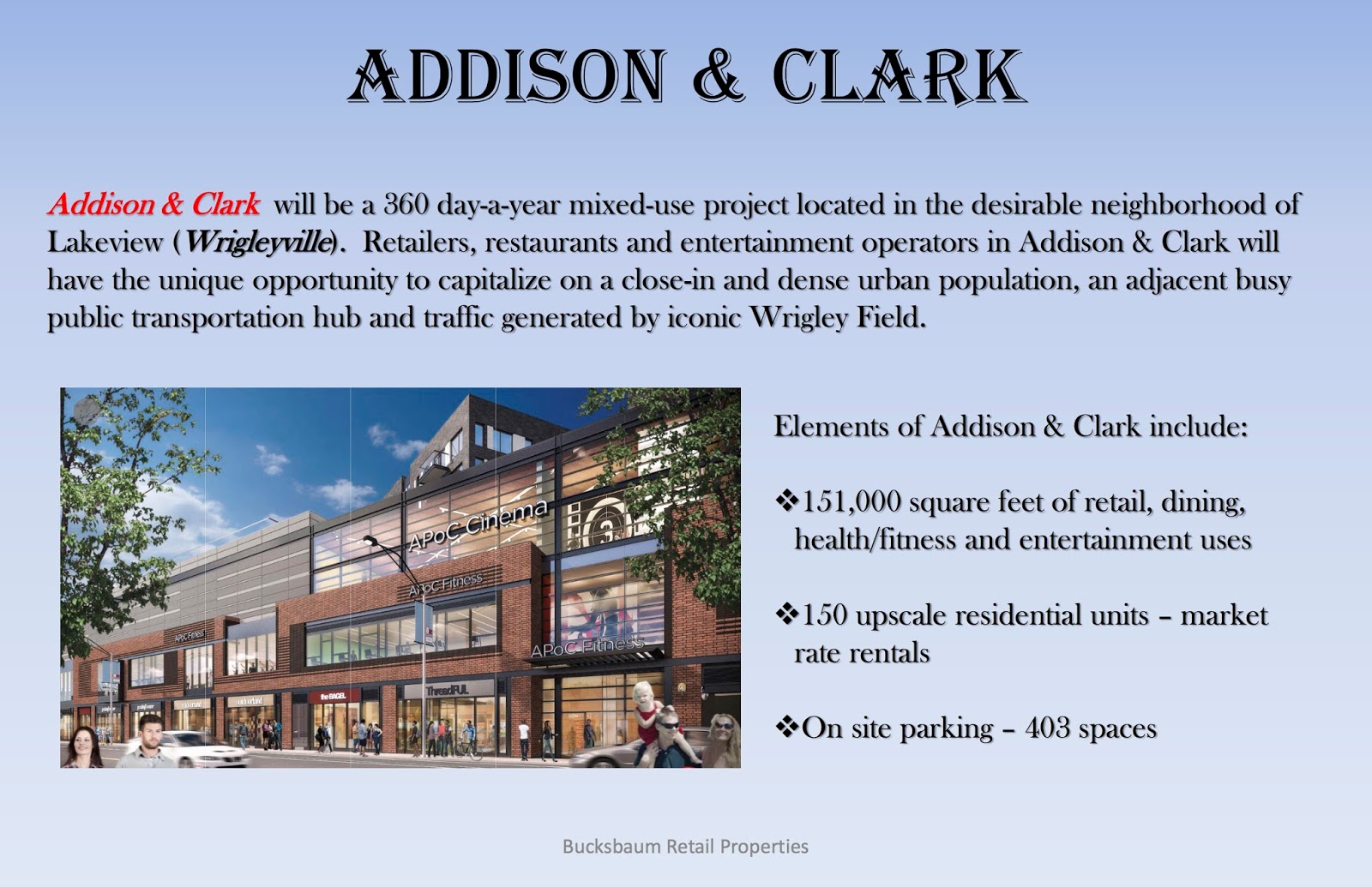 Say Hello to Addison & Clark (Former Addison on the Park) Development ...