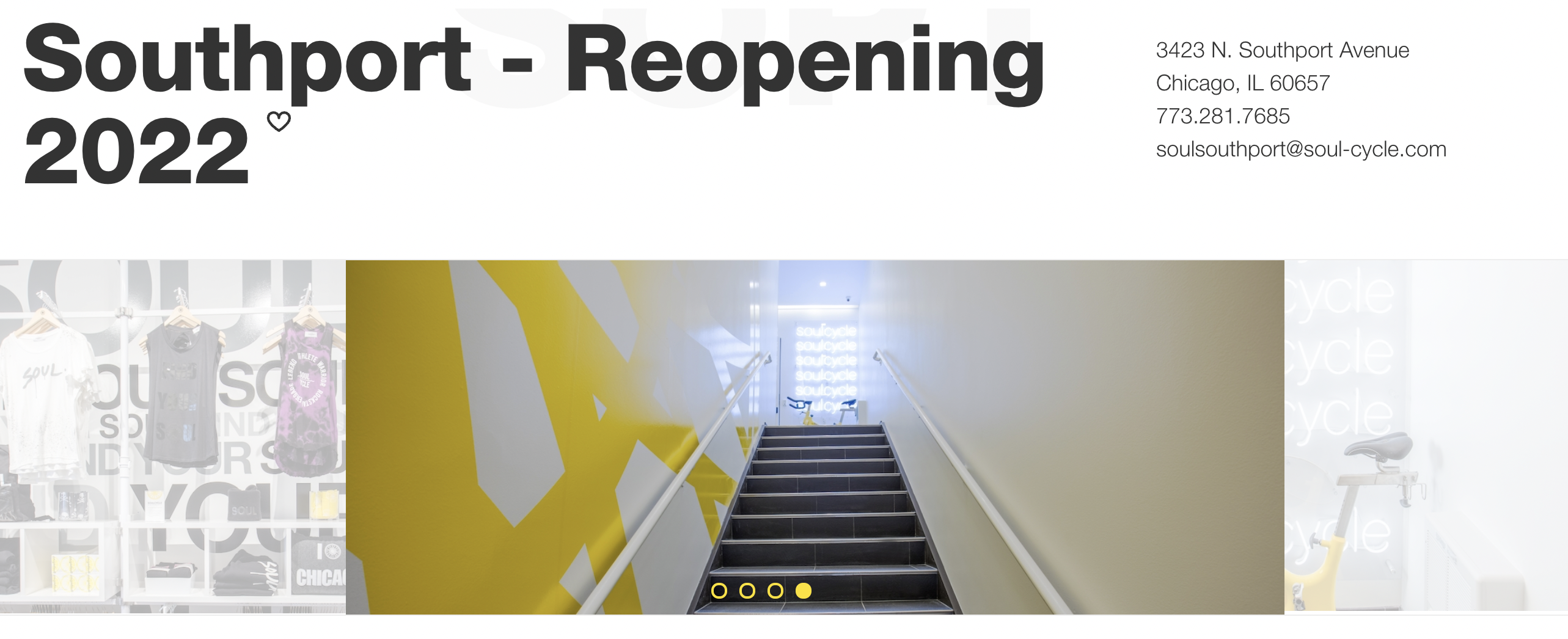 SoulCycle Southport now reopening in 2022 – Southport Corridor News and ...