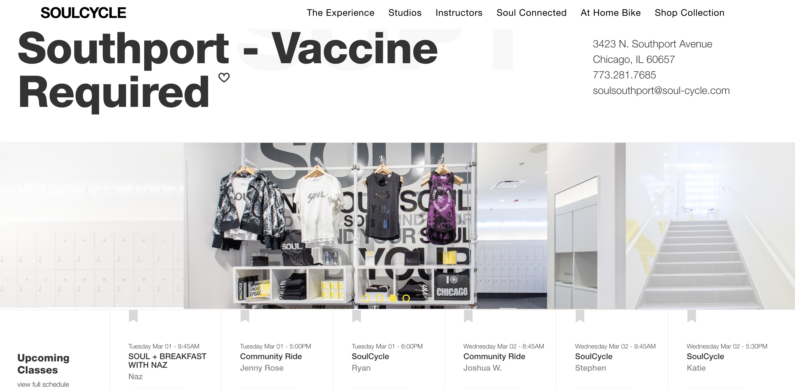 SoulCycle Southport reopening March 1, 2022 – Southport Corridor News ...