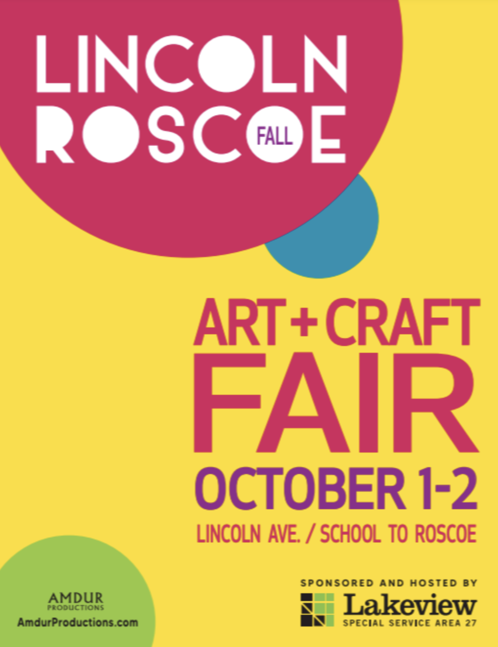 Lincoln Roscoe Art & Craft Fair this weekend – Southport Corridor News and Events – Chicago ...