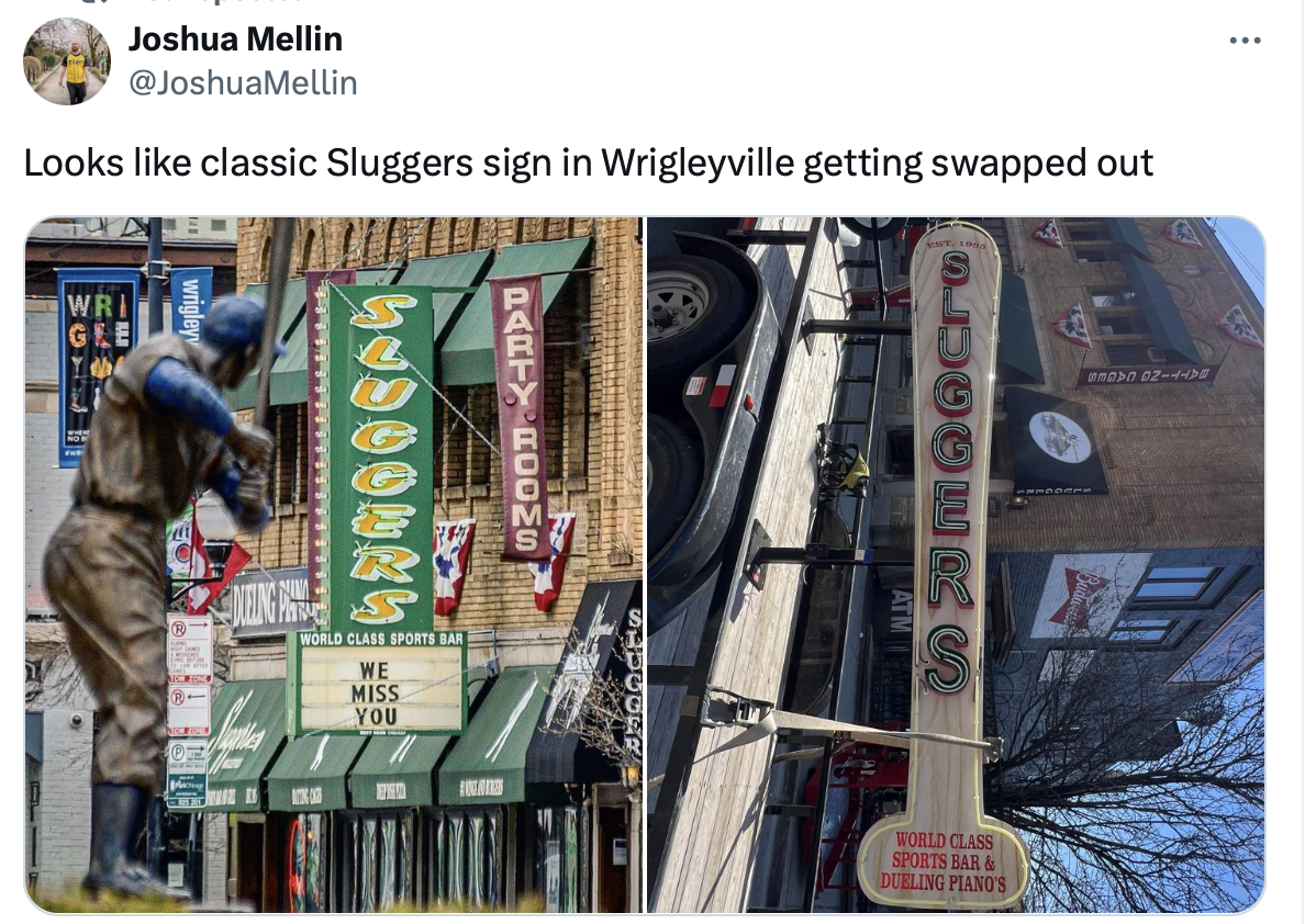Does Sluggers new sign look like a dick? – Southport Corridor News and ...