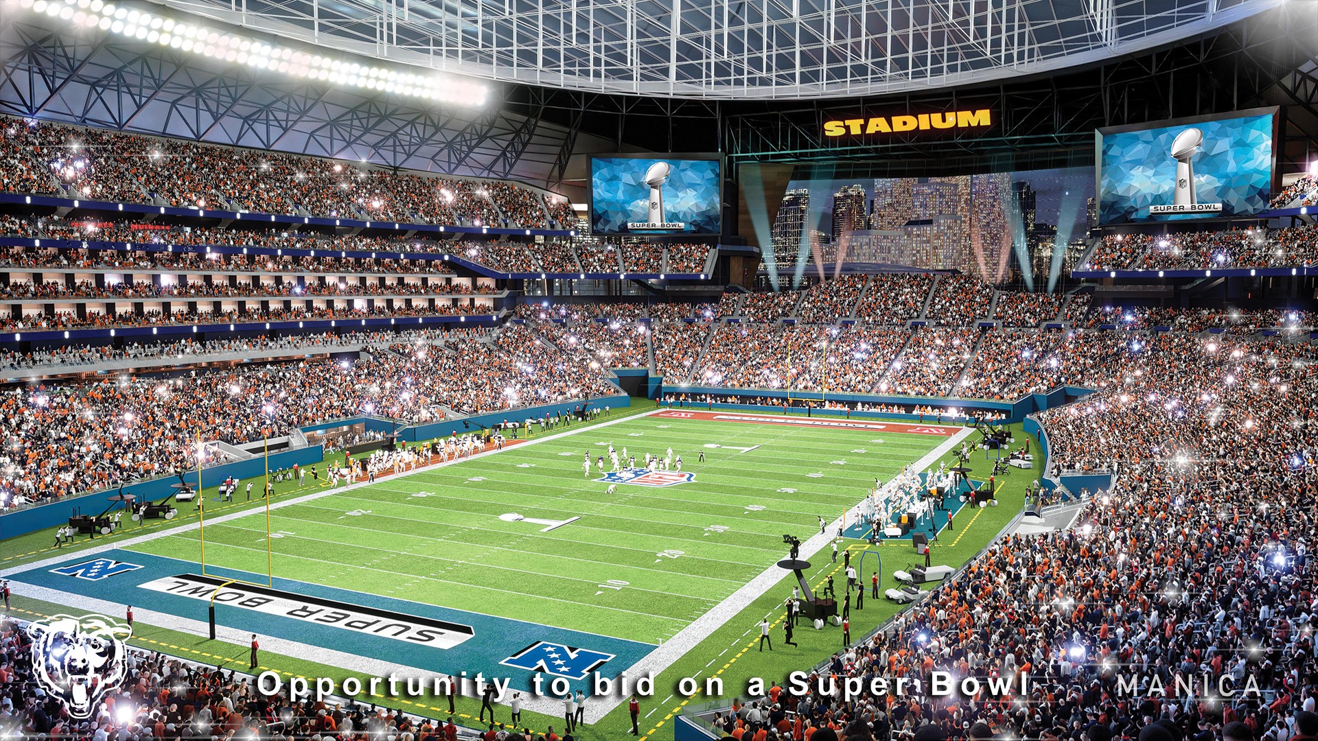 Bears unveil plans for new stadium near Soldier Field, will Chicago ...