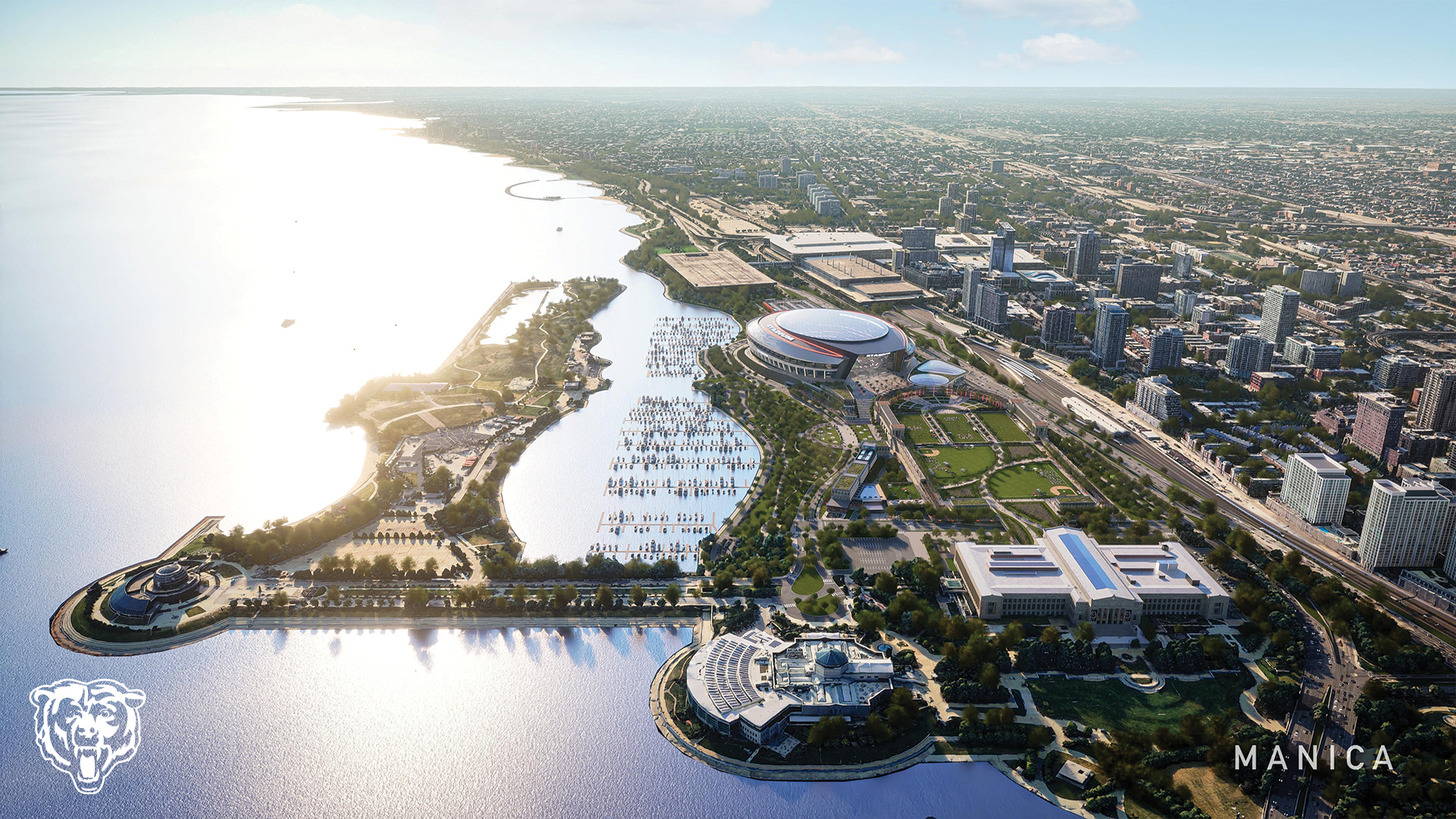Bears unveil plans for new stadium near Soldier Field, will Chicago ...