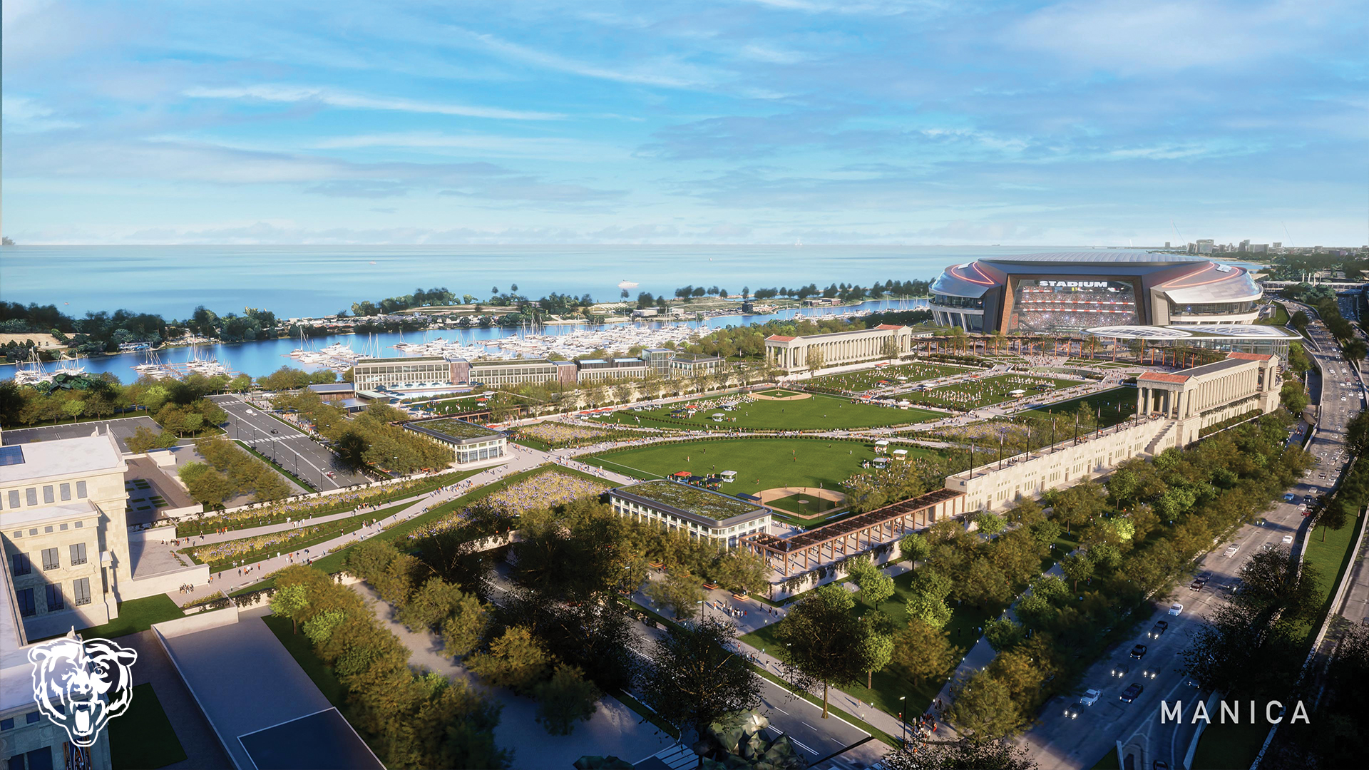 Bears unveil plans for new stadium near Soldier Field, will Chicago ...