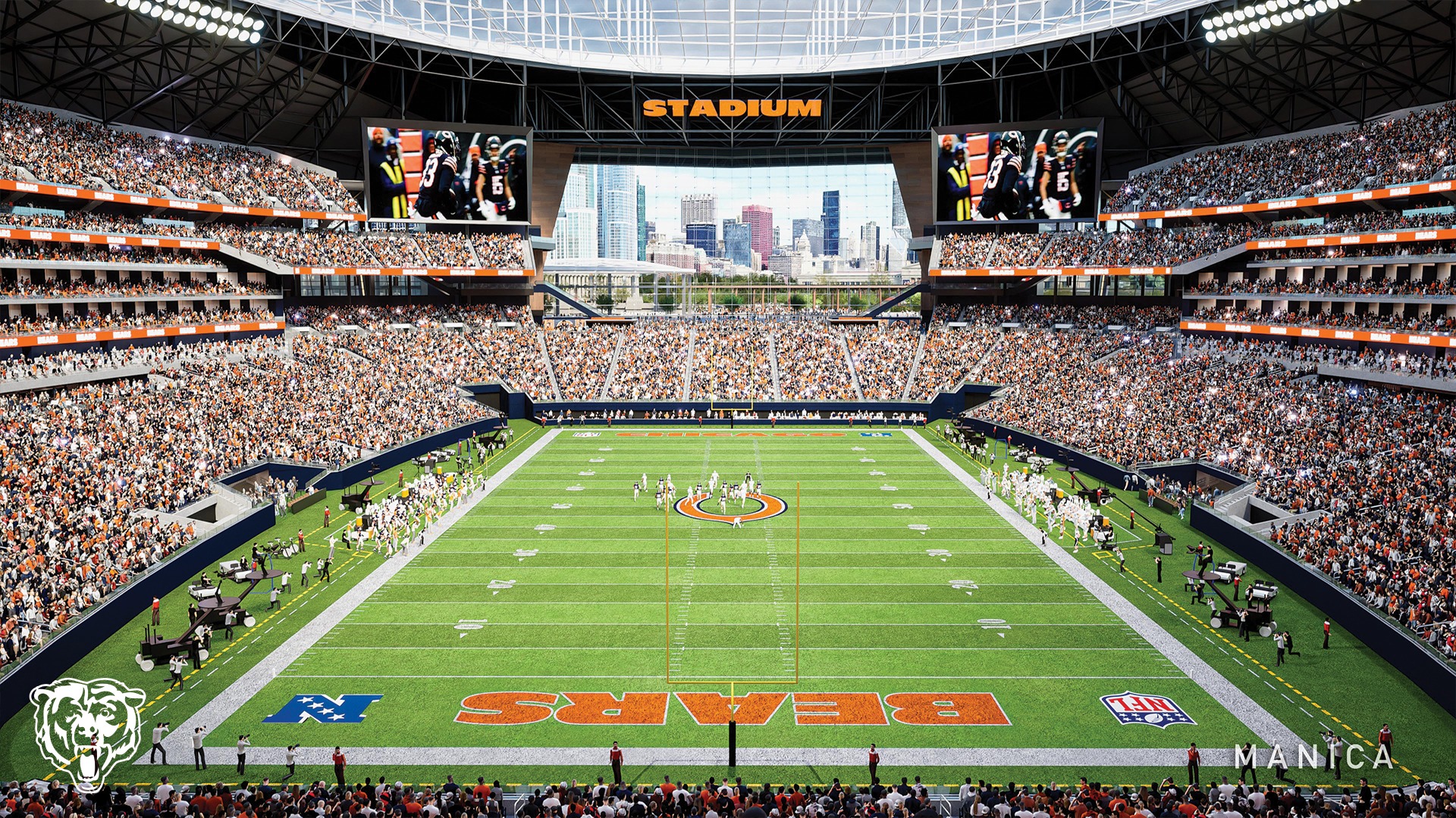 Bears unveil plans for new stadium near Soldier Field, will Chicago ...