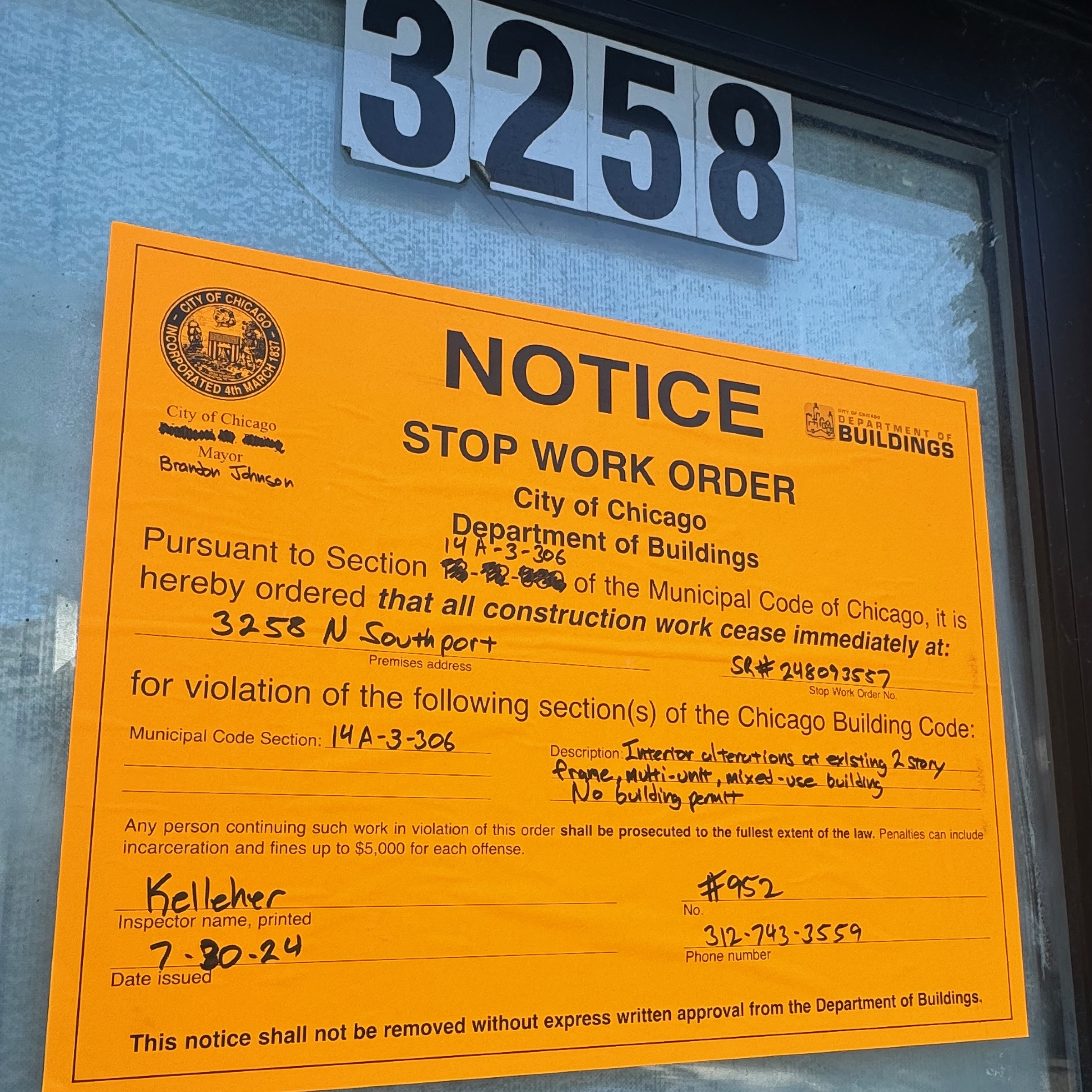 Colectivo Coffee’s New Location on Southport Avenue Halted by Stop Work ...