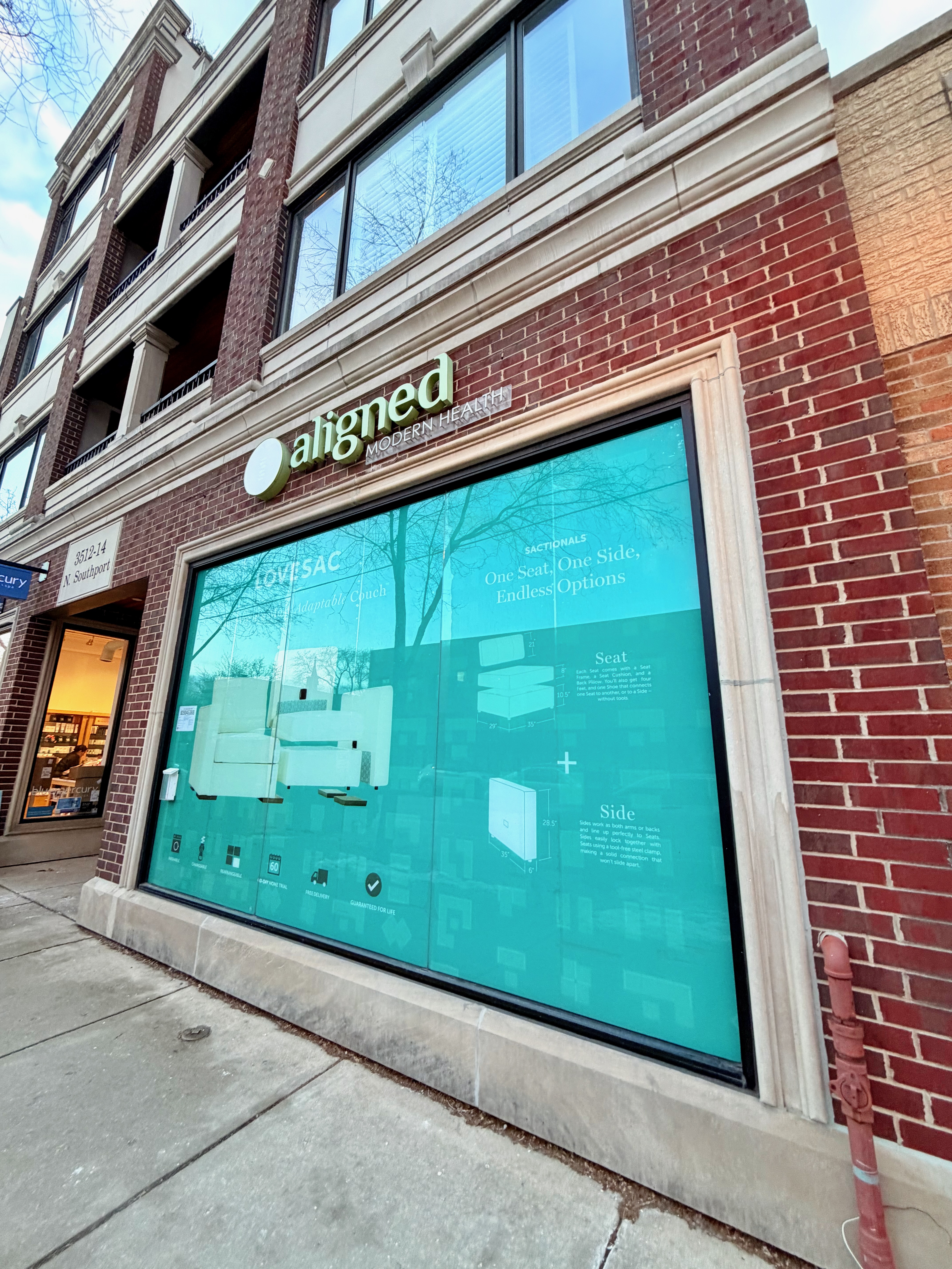 Lovesac Leases Former Aligned Modern Health Space at 3514 N. Southport ...